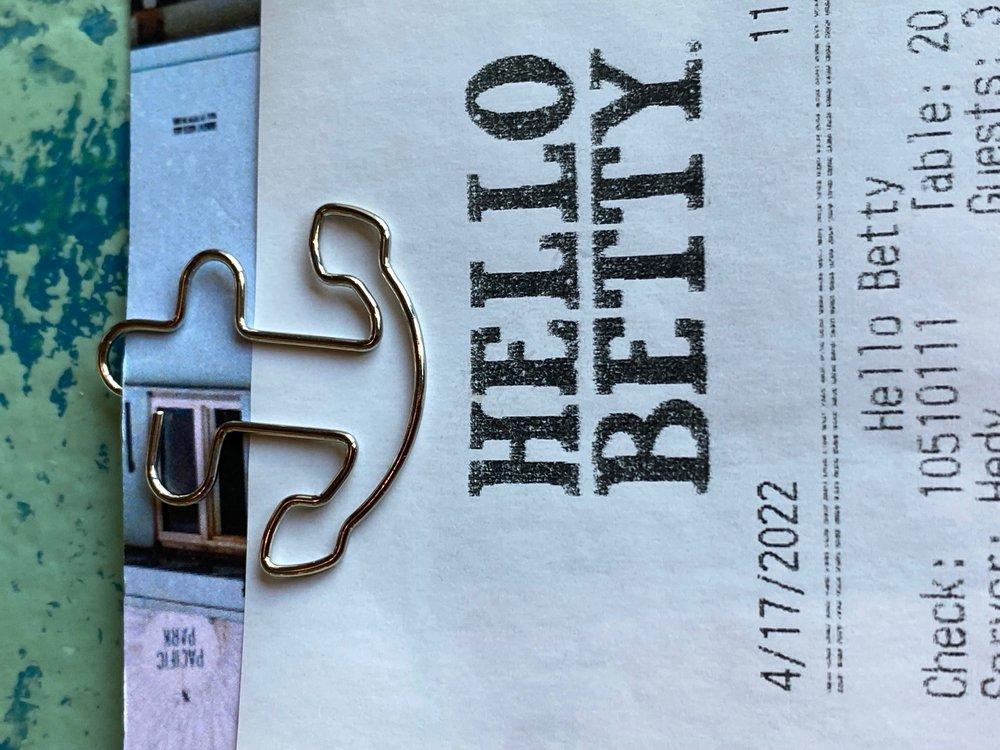 Hello Betty, North Bethesda - Restaurant menu, prices and reviews