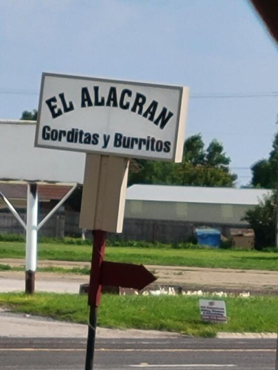 El Alacran gorditas and burritos, Spearman - Restaurant menu, prices ...