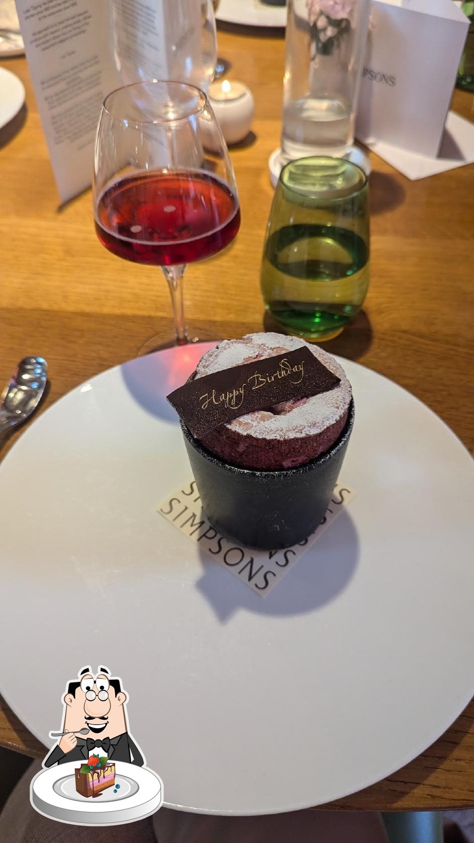 Simpsons Restaurant, Birmingham - Restaurant menu, prices and reviews