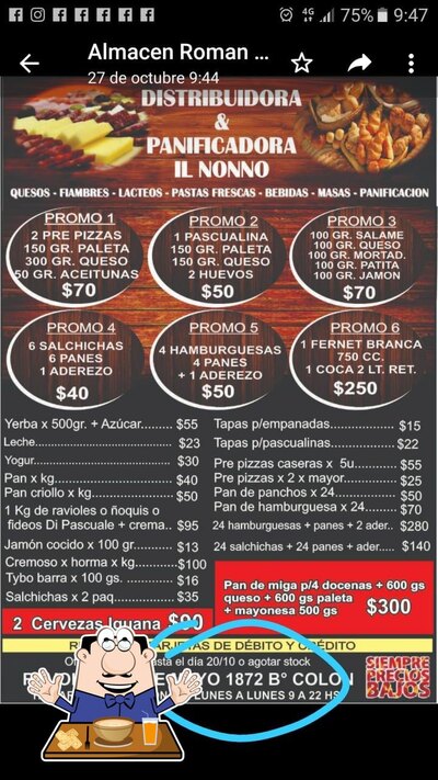 IL NONNO DISTRIBUIDORA Sucursal barrio Colón, Córdoba - Menú del ...