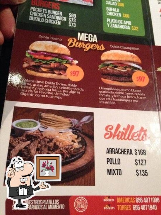 Pockets Plaza Bensa, Ciudad Juarez - Menú del restaurante, precios y ...