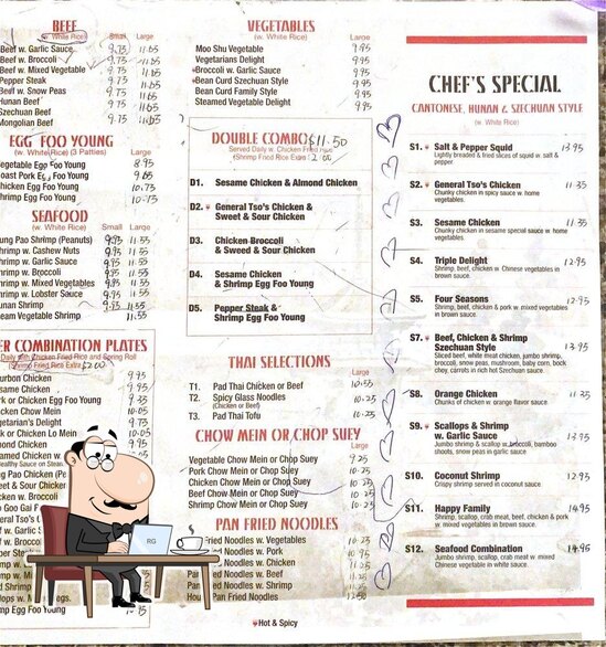 Takee Outee No 1, Warren - Restaurant menu, prices and reviews