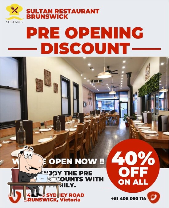 Sultan Restaurant Brunswick, Brunswick - Restaurant menu, prices and ...
