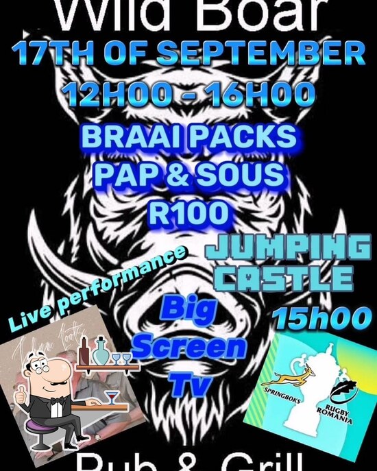 Wild Boar Pub &Grill, Potchefstroom - Restaurant menu, prices and reviews