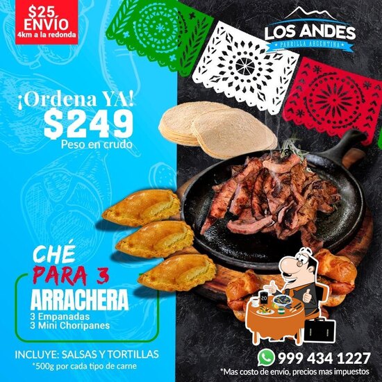 Restaurante Los Andes - Parrilla Argentina, Merida - Restaurant menu ...
