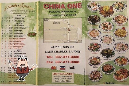 China One, Lake Charles - Restaurant menu, prices and reviews