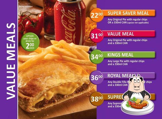 King Pie, Midrand - Restaurant menu, prices and reviews